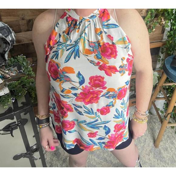 ANDREE BY UNIT | Tops | New Andree By Unit Floral Printed Halter Top In ...